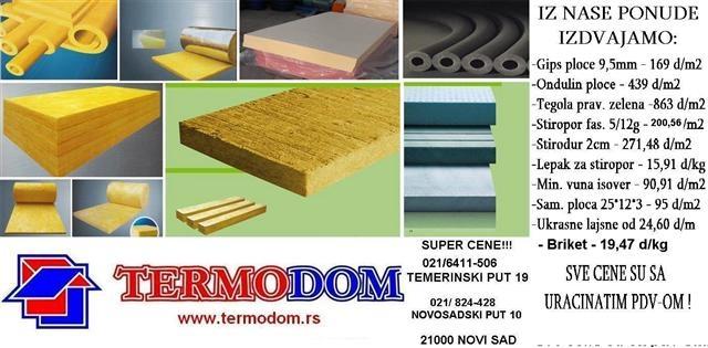 TERMODOM FASADA, GIPS PLOCE, | Novi Sad
